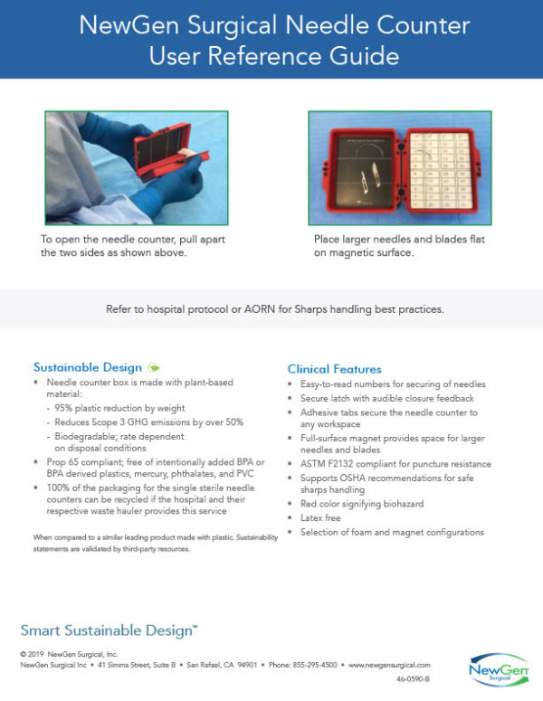 Needle Counter Resources | NewGen Surgical, Inc